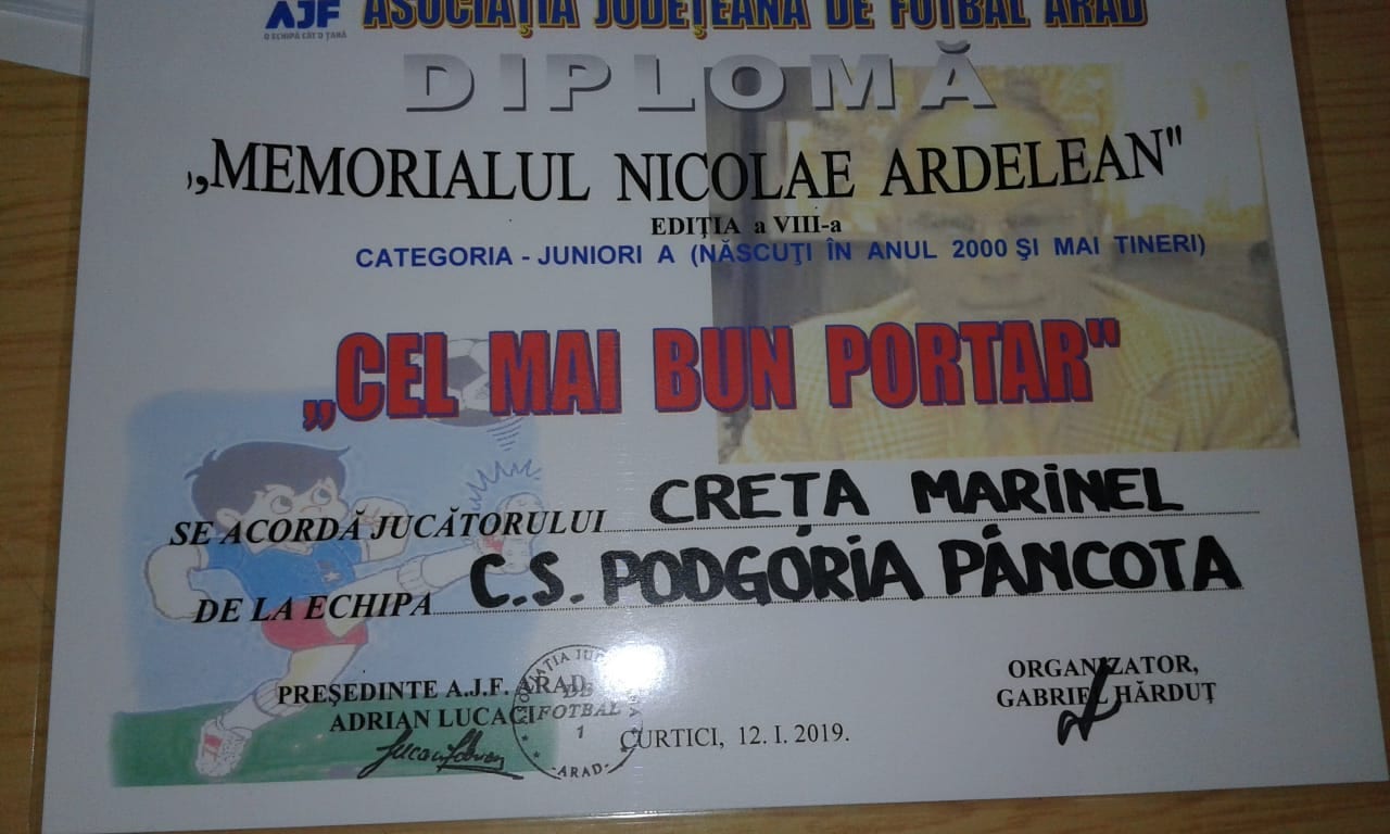 În onoarea „Generalului”: Juniorii Pîncotei - cei mai buni la ...