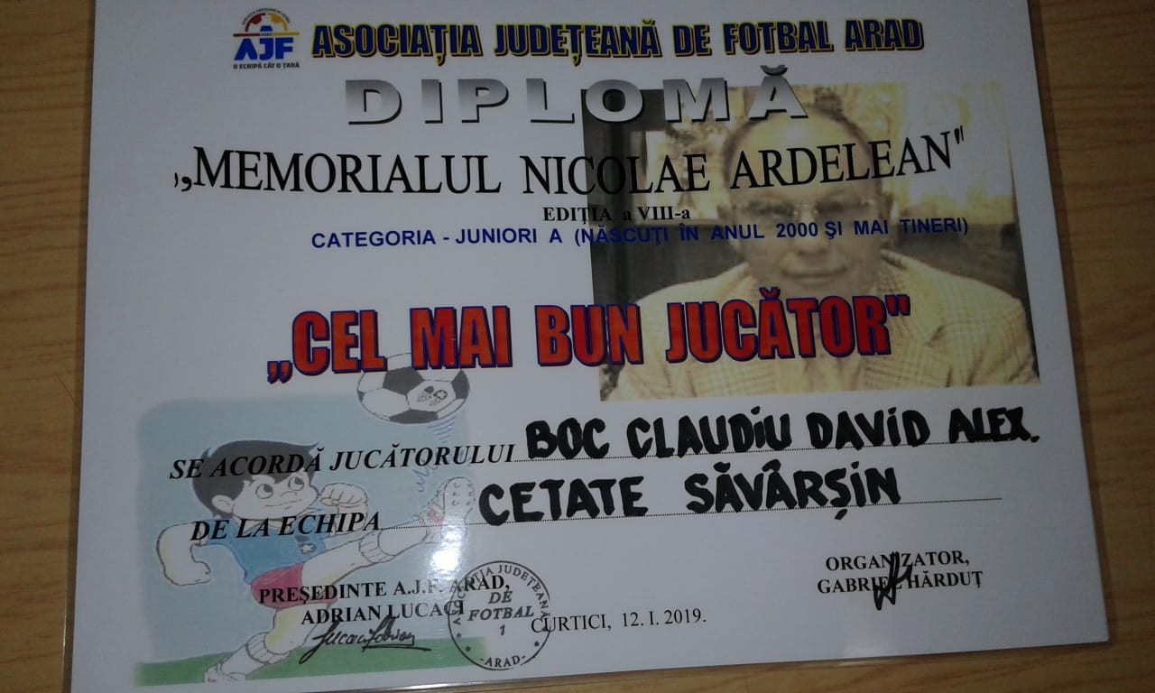 În onoarea „Generalului”: Juniorii Pîncotei - cei mai buni la ...