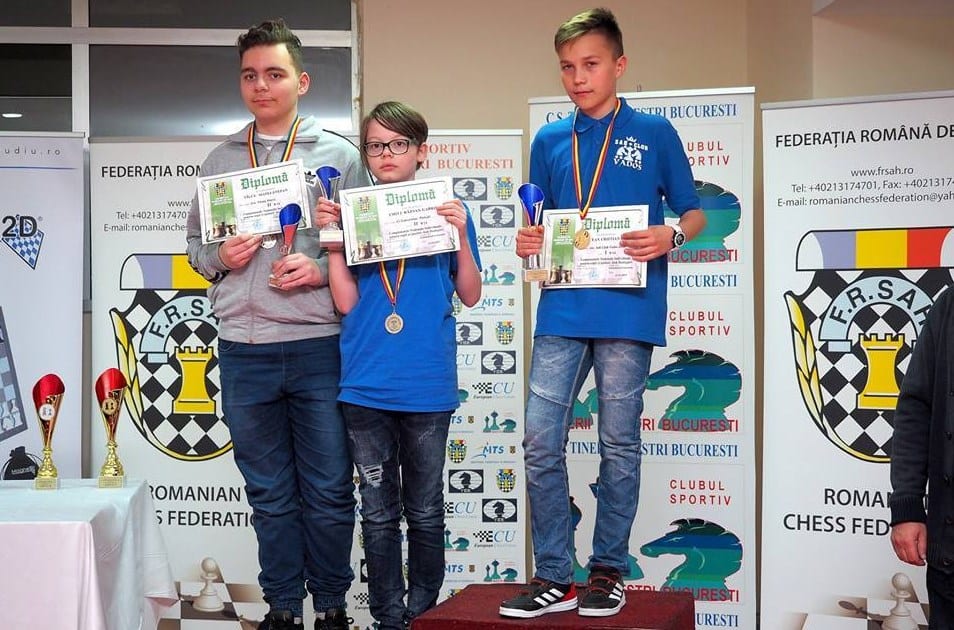 Filip Magold (U12) și Cristi Oltean (U14) - cei mai buni șahiști din ...