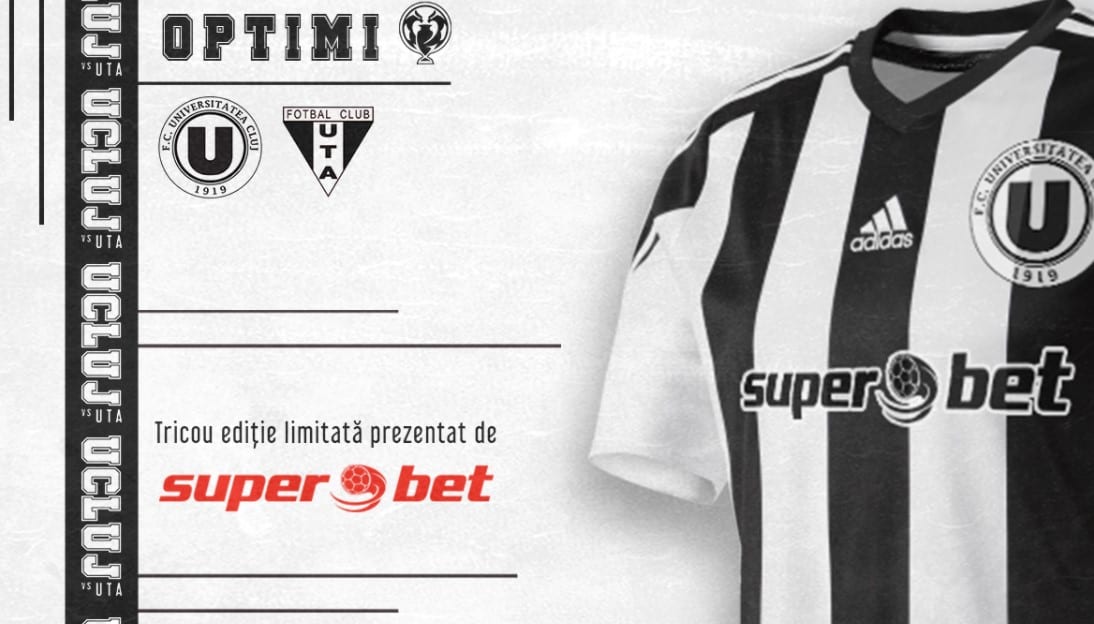 Fotbaliștii lui U. Cluj vor îmbrăca tricouri de joc ediție limitată la ...