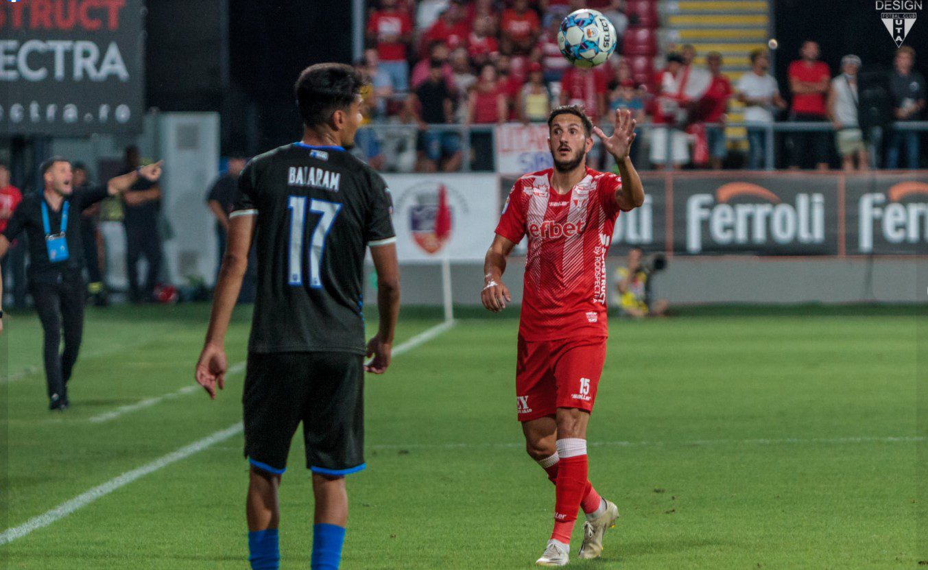 Vukcevic a venit de pe bancă cu primul său assist pentru UTA: „Meci ...