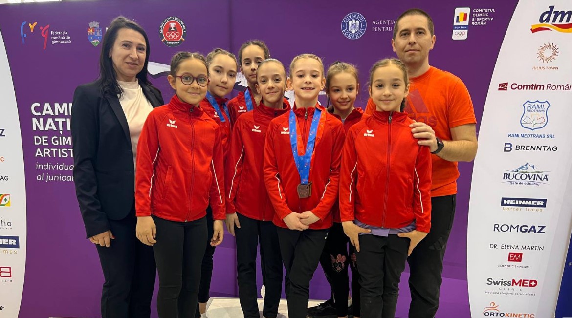 Gimnastele junioare au dus CSM-ul pe podiumul național, Natalia Kapca e ...